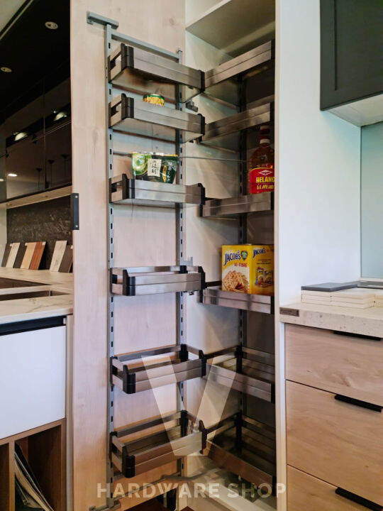 'READY STORE' Kabinet Almari Tarik Rail Tangga Tinggi Dapur Side Large ...