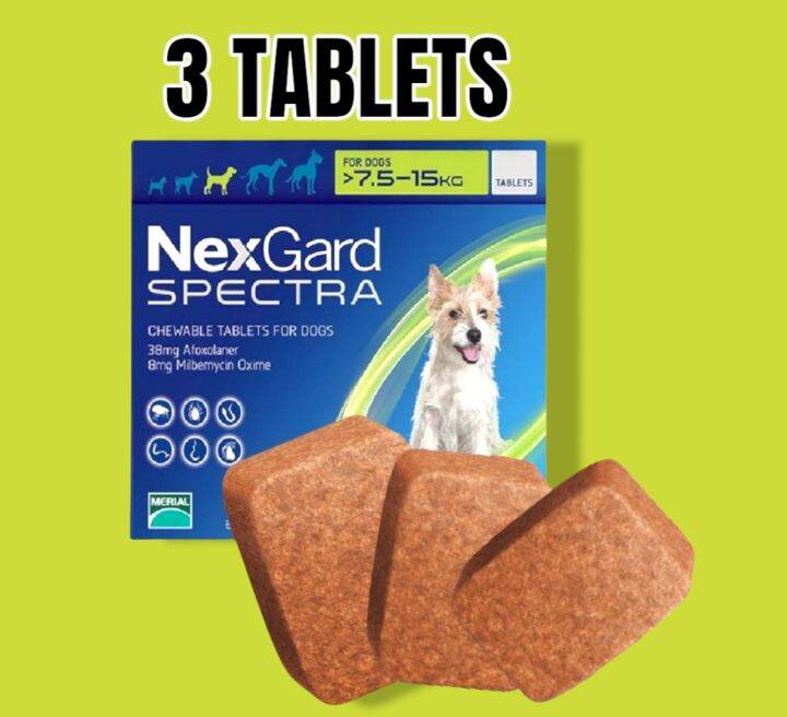 Nexgard Spectra 7.5-15 (1Box w/ STICKER) | Lazada PH