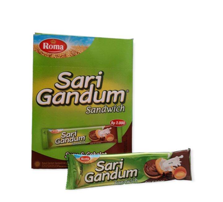 Roma Sari Gandum Coklat 12 Sachet | Lazada Indonesia