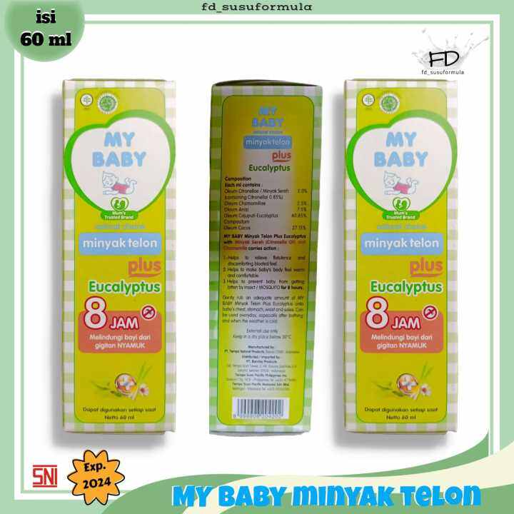 My Baby Minyak Telon Plus Natural Choice Eucalyptus - isi 60 ml ...