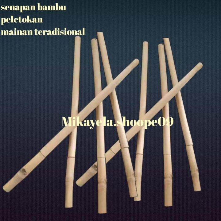 jual peletokan / senapan bambu / pistol bambu maenan anak per 1 biji ...