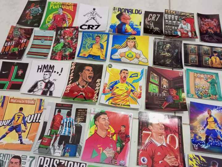 CR7 Sticker Pack VINYL Merchandise Cristiano Ronaldo Portugal Al Nasr ...