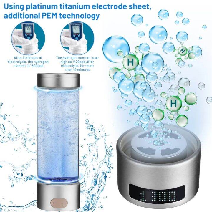 PEM technology, SPE ion membrane hydrogen-rich water cup, negative ion ...