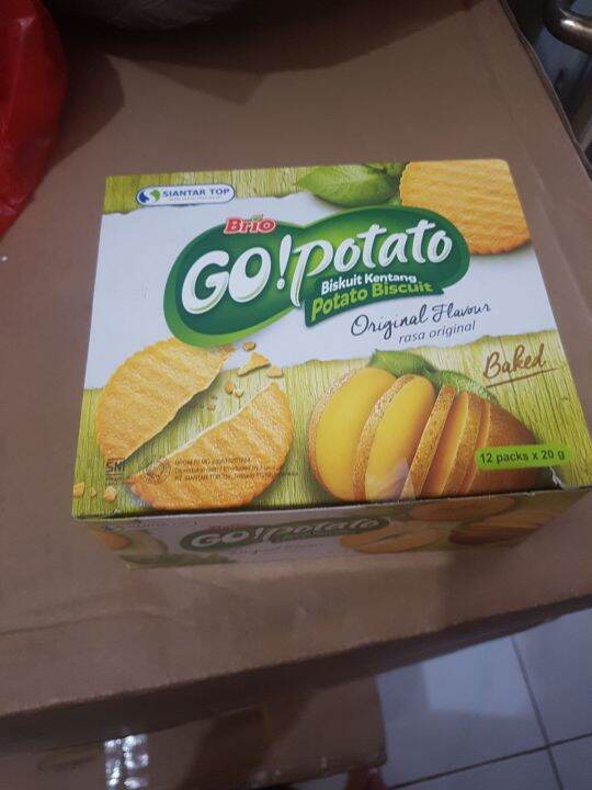 GO!POTATO BISKUIT KENTANG 1BOX ISI 12 PACKS | Lazada Indonesia