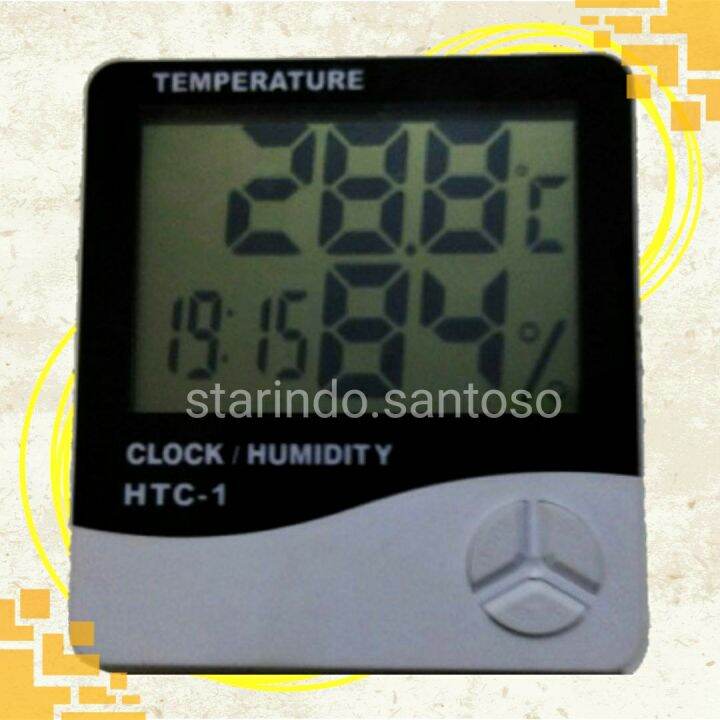 Thermometer jam digital timer termometer ruangan dapur lembab ...