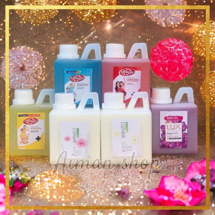 Sabun Mandi Cair Body Wash 500ml 1 Liter Repack Refill Lazada Indonesia