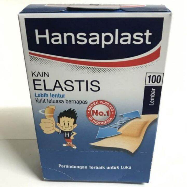 Plester kain Hansaplast Elastis sesuai untuk menutup semua jenis luka ...