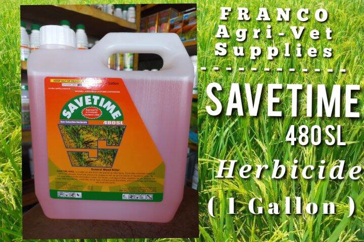 Savetime 480 SL Non-Selective Herbicide ( 1 Gallon ) | Lazada PH