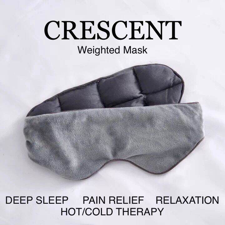 Weighted Sleep Eye Mask for Headache,Pain Relief Cold/Heat Therapy ...
