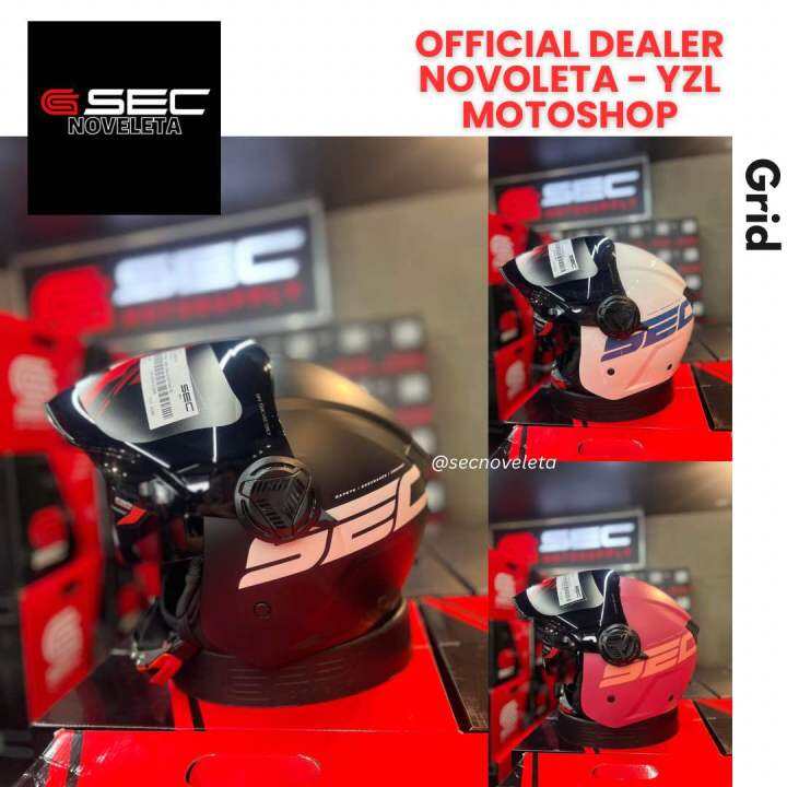 SEC GRID Half face Helmet In Gloss / Matte | Lazada PH
