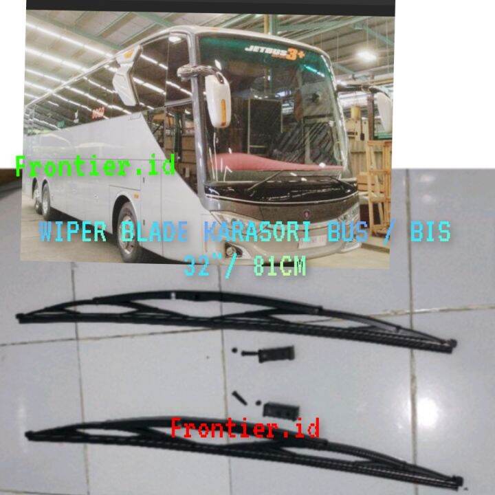 WIPER BLADE KARET KIPAS KACA KAROSERI BIS BUS BUSWAY 32" 81CM BUS BIG ...