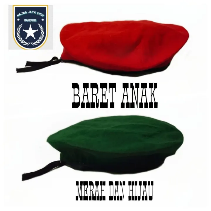 BARET ANAK/BARET MERAH/BARET IJO/ BARET ANAK TNI/ BARET ANAK KOPASUS ...