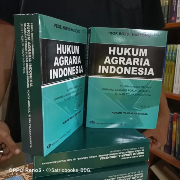 BUKU HUKUM AGRARIA INDONESIA Sejarah Pembentukan Undang Undang. Prof.Boedi Harsono | Lazada ...