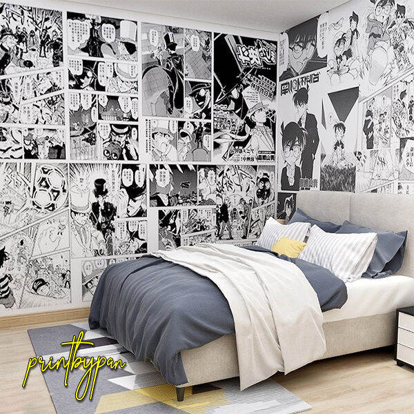 (HEMAT 30K) Poster Dinding Anime Manga Wall Decor Panel - Sticker ...