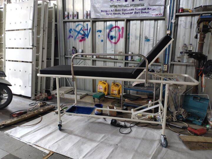 Brangkar dorong komplet besi pc / brangkar ambulance | Lazada Indonesia