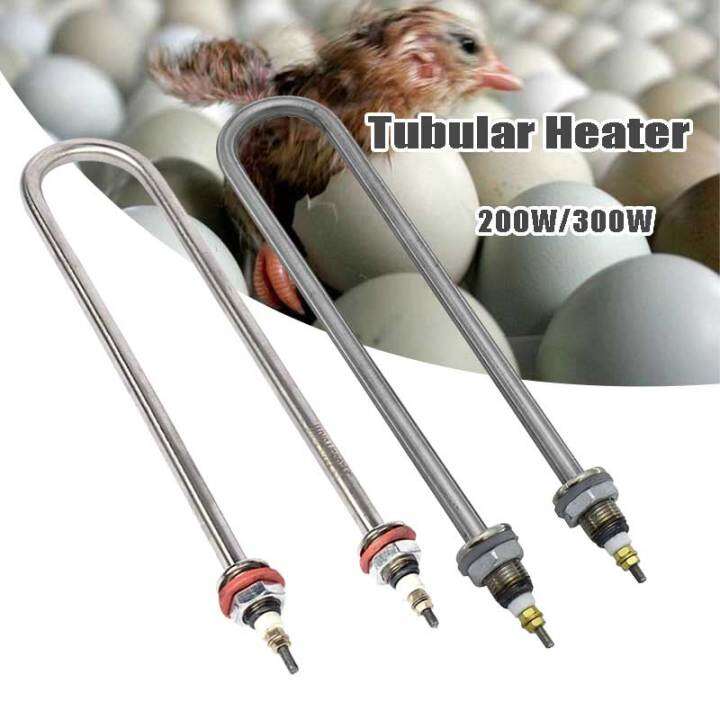 U Type Tubular Heaters / Humidification Tube For Incubators 200/300W ...