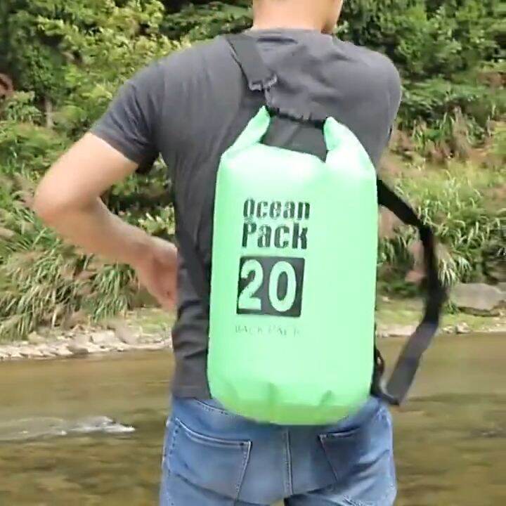 กระเป๋ากันน้ำ ถุงกันน้ำ Waterproof Bag Ocean pack ความจุ 5L , 10L , 15L , 20L Ocean pack กระเป๋า ...
