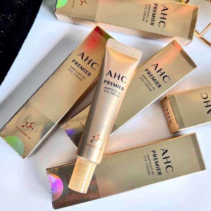 AHC Premier Ampoule In Eye Cream 12ml. อายครีม เกาหลีหลอดสีทอง เน้นลด ...