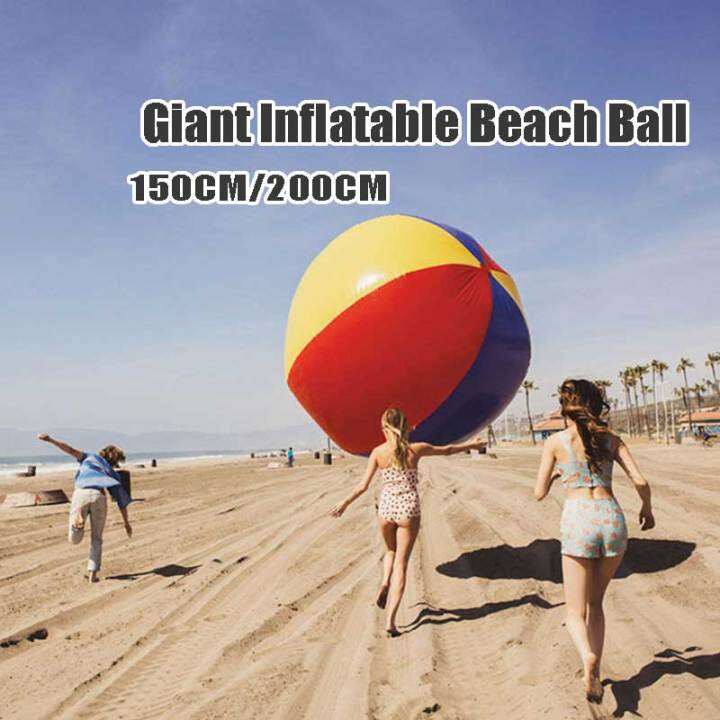 Giant Inflatable Beach Ball 150cm/200cm For Water Volleyball Outdoor ...
