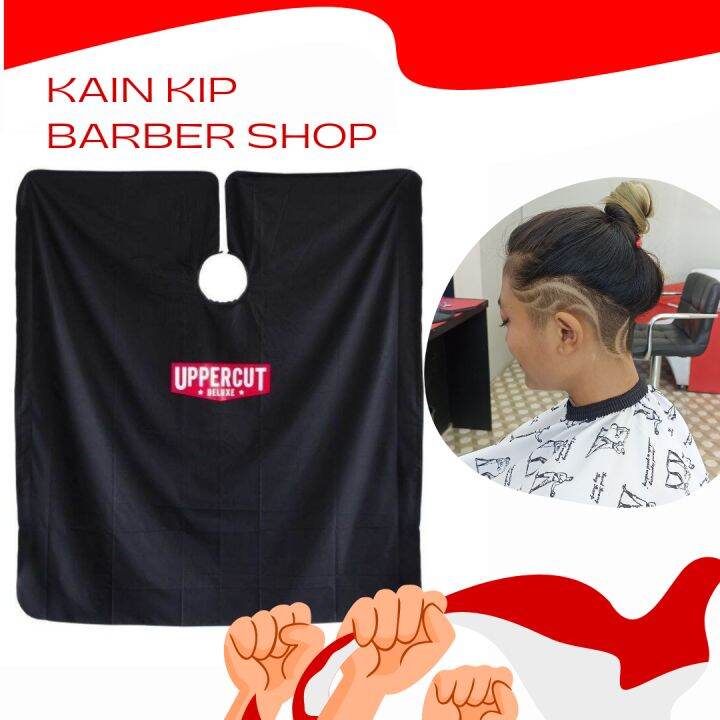 peralatan barbershop dan salon kain kip uppercut deluxe cape barber ...