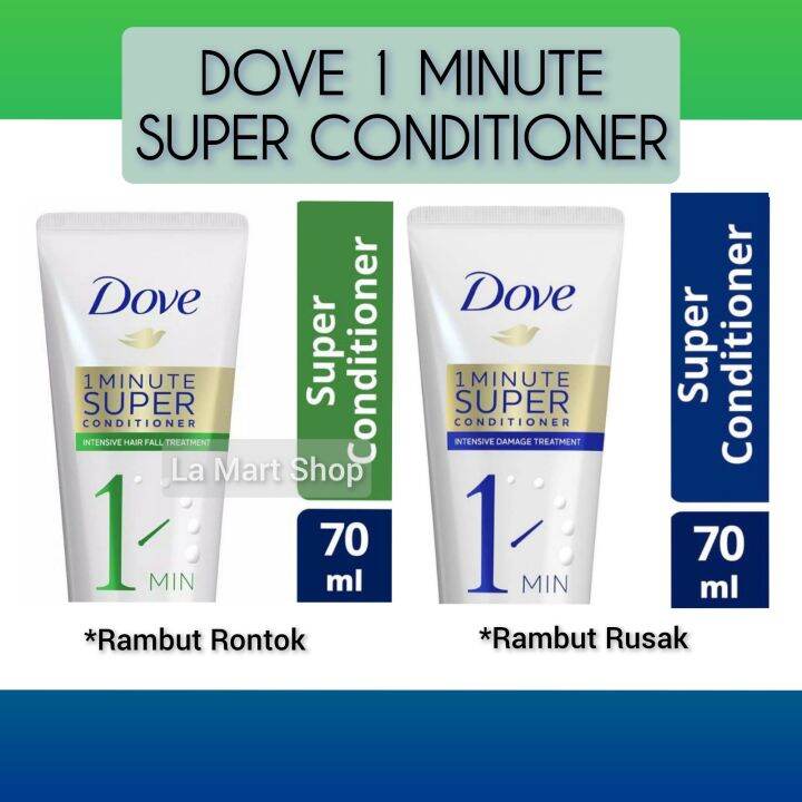 Dove 1 Minute Super Conditioner 70ML Intensive Hairfall Treatment 70ML ...