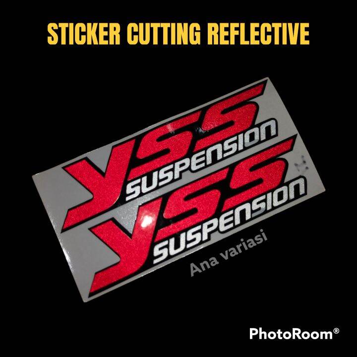 STICKER CUTTING YSS SUSPENSON STICKER CUTTING YSS REFLECTIVE HARGA 1 ...