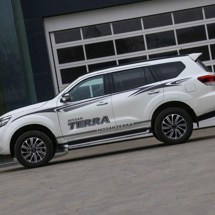 Nissan Tida Car Stickers Garland Terra Special Side Skirt Stickers Car ...