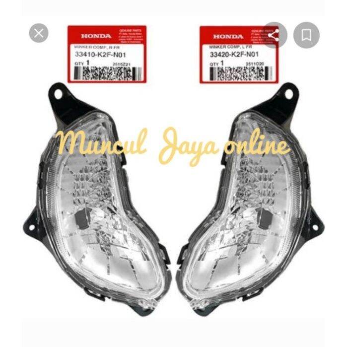 33410 33420-K2F-N01 Lampu Sein Riting Depan Kanan dan Kiri New Scoopy ...