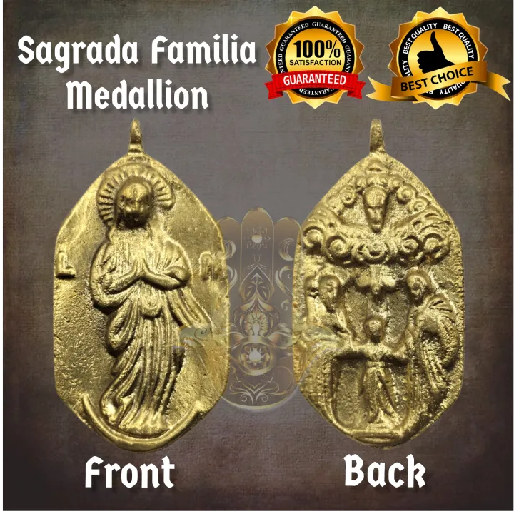 【AUTHENTIC】SAGRADA FAMILIA MEDALYON With Pouch, Prayer and Freebie! For ...