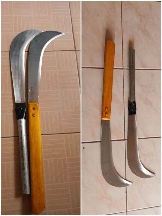 Halabas/Sickle Pang gapas ng damo Steel and Wood Handle /Gardening ...