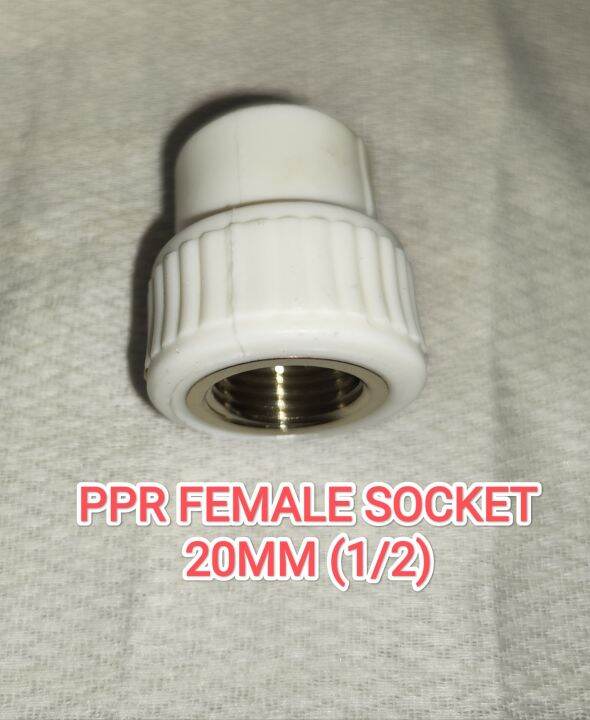 PPR FEMALE SOCKET 20MM (1/2) 1PC | Lazada PH
