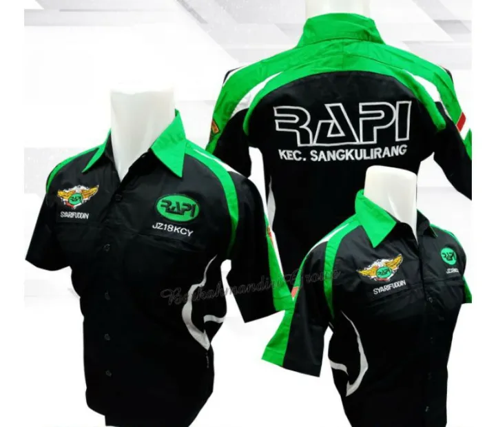 KEMEJA RAPI FULL BORDIR .BAJU RAPI RADIO SERAGAM RAPI RADIO KEMEJA ...
