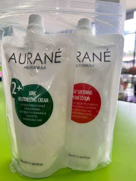 Auraneชุดยืดผมถาวร500มล. | Lazada.co.th