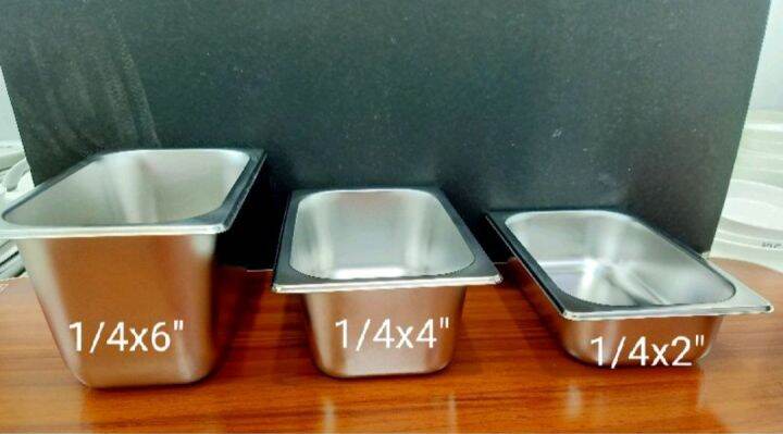 GASTRONORM FOOD PAN 1/4 pan available 3 sizes | Lazada PH