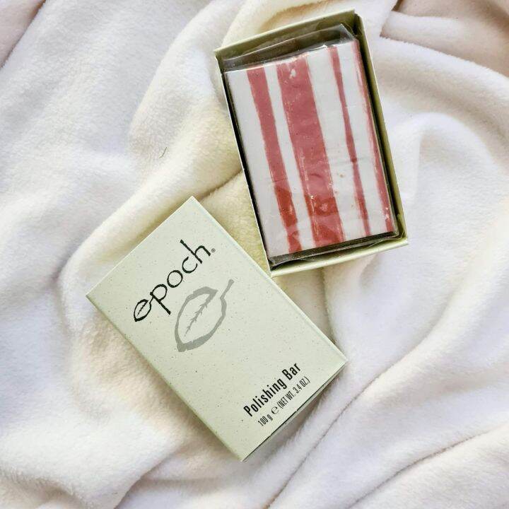 Epoch Polishing Bar Whitening Soap for pimples, acne, dark underarms ...