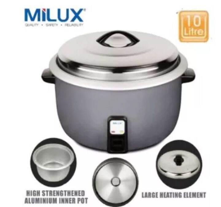 MILUX Electric Commercial Rice Cooker 10L (MRC5200) | Lazada
