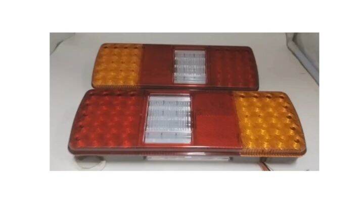 SHILIDUO SD-2057A 12V 24V LED TAIL LAMP LAMPU BELAKANG LIGHT LORI TRUCK ...