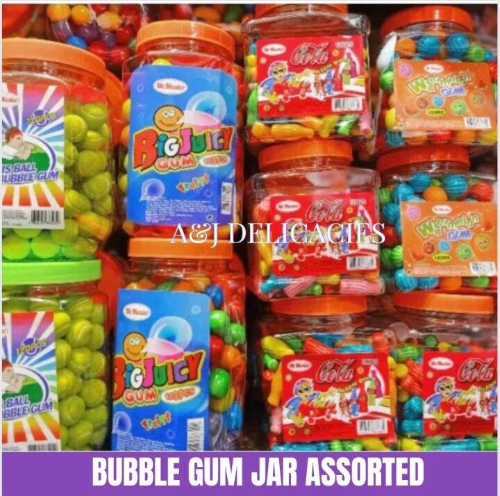 Bubble Gum Assorted Candy ( Cola, Watermelon, Big Juicy, Crunchy Egg ...