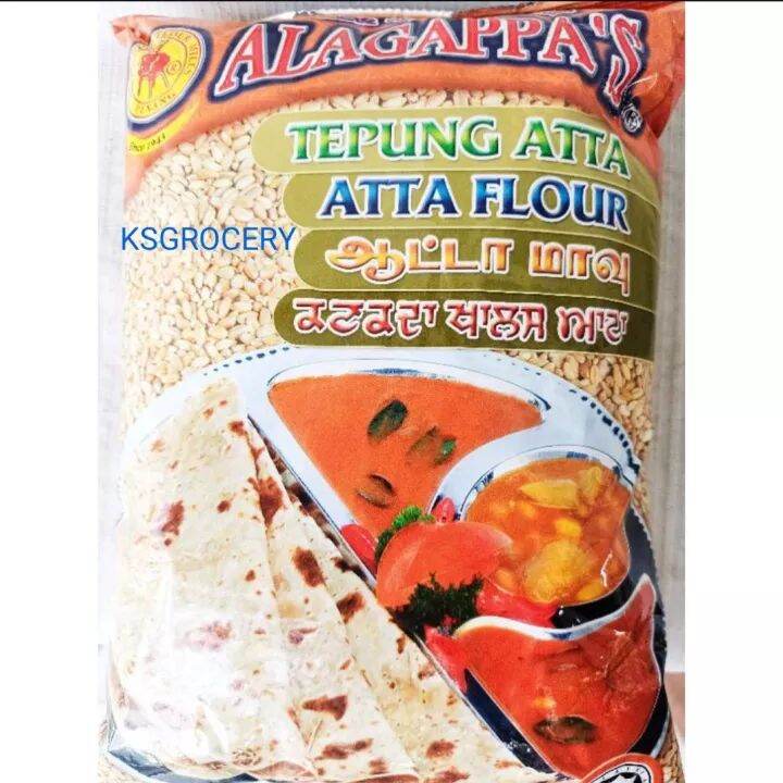 Alagappa's Atta, Whole Wheat Flour 800g | Lazada
