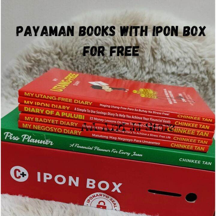 7in1 Payaman Books+60k Ipon Box Challenge By Chinkee Tan Self Help Year Book | Lazada PH