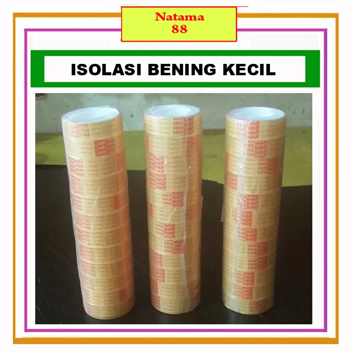 1 Slop Isolasi Kecil Bening isi 12 Roll | Lazada Indonesia