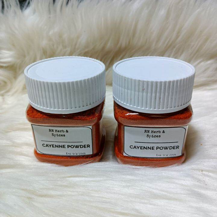 CAYENNE PEPPER POWDER *120ml Jar/ 50g.* | Lazada PH