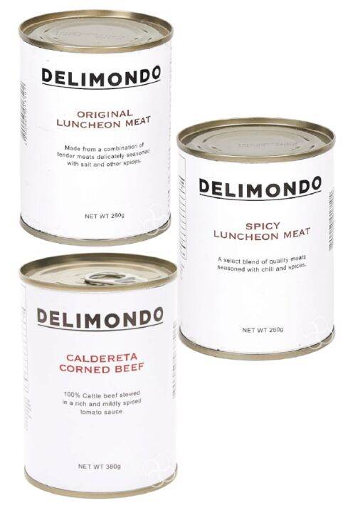 DELIMONDO ASSORTED CANNED MEAT - 3 CANS | Lazada PH