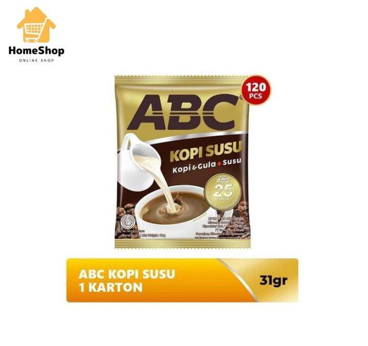 Kopi ABC Susu (120 sachet/31g/dus) | Lazada Indonesia