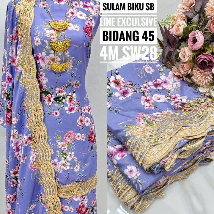 KAIN PASANG SB LAIN SULAM BIKU EXCLUSIVE | Lazada