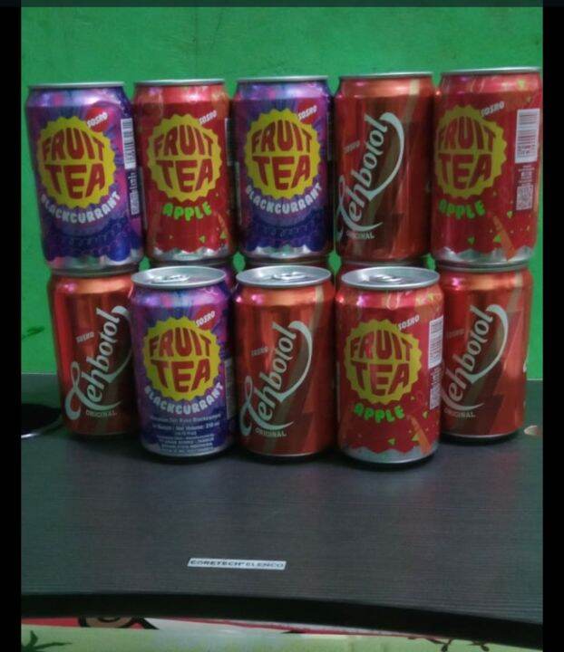 Mix teh botol kaleng dengan mix fruit kaleng (max 2dus) | Lazada Indonesia