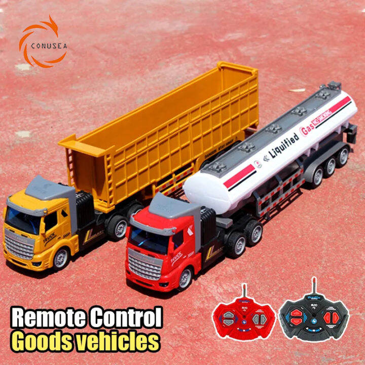 CONUSEA 1:48 Die-cast Truck Toy Remote Control Construction Car Heavy ...