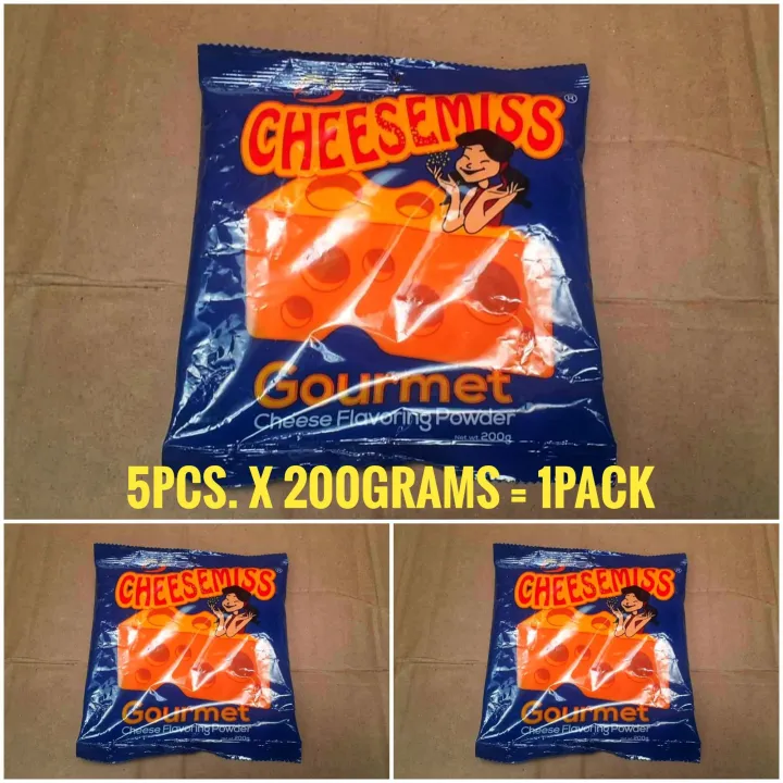 CHEESEMISS GOURMET CHEESE | FLAVORING POWDER | 5PCS. X 200GRAMS | Lazada PH