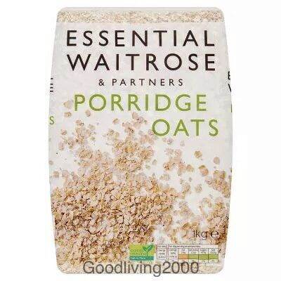 (Free shipping) Essential Waitrose Porridge Oats 1 kg เวทโทรส โจ๊กข้าว ...