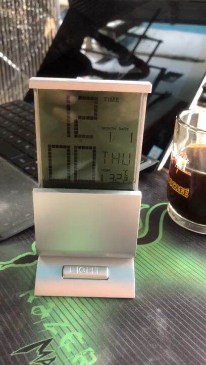JAM BEKER DIGITAL TIME DIGITAL ALARM CLOCK JAM MEJA DIGITAL MINIMALIS ...